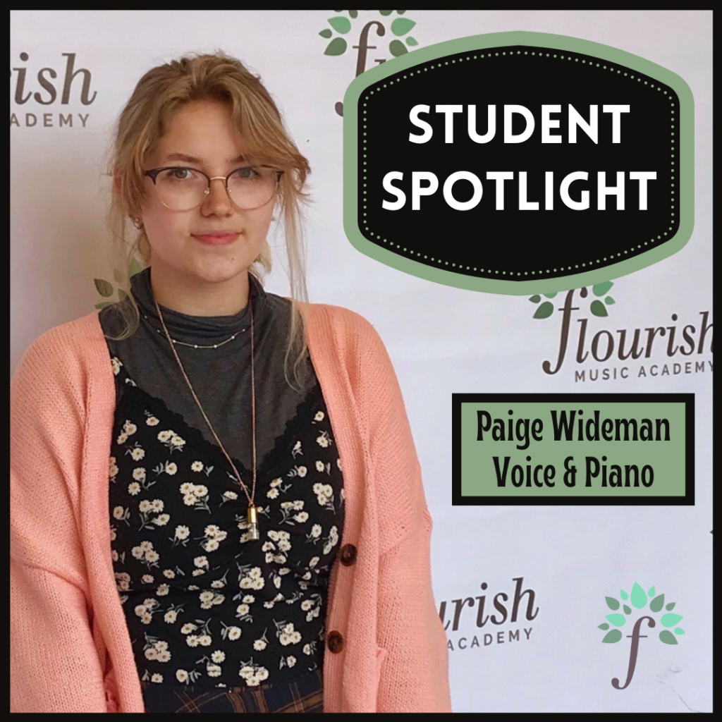 STUDENT SPOTLIGHT - Paige Wideman - Flourish Music Academy